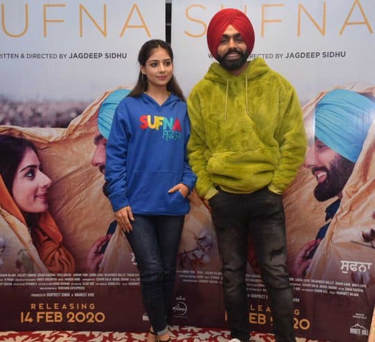 Sufna Movie Starcast Witnessed In Delhi For The Promotions ...